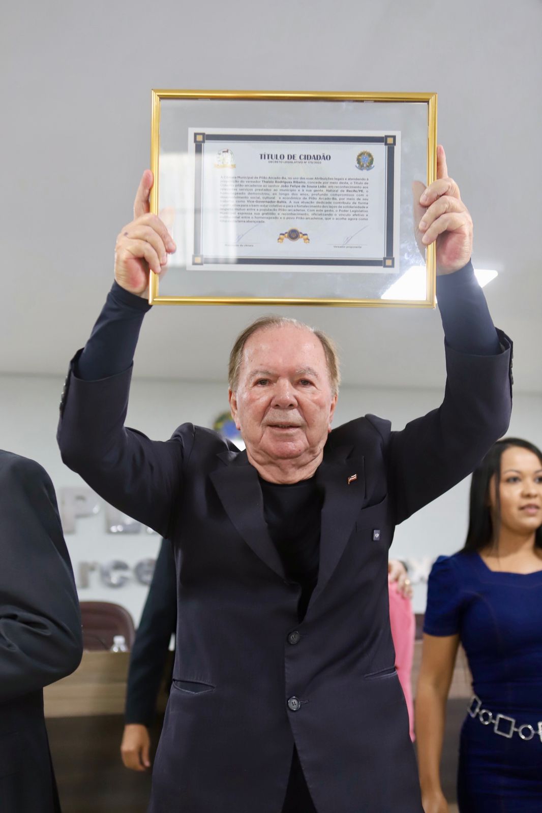 Deputado João Leão é homenageado com Título de Cidadão Pilão-Arcadense ...